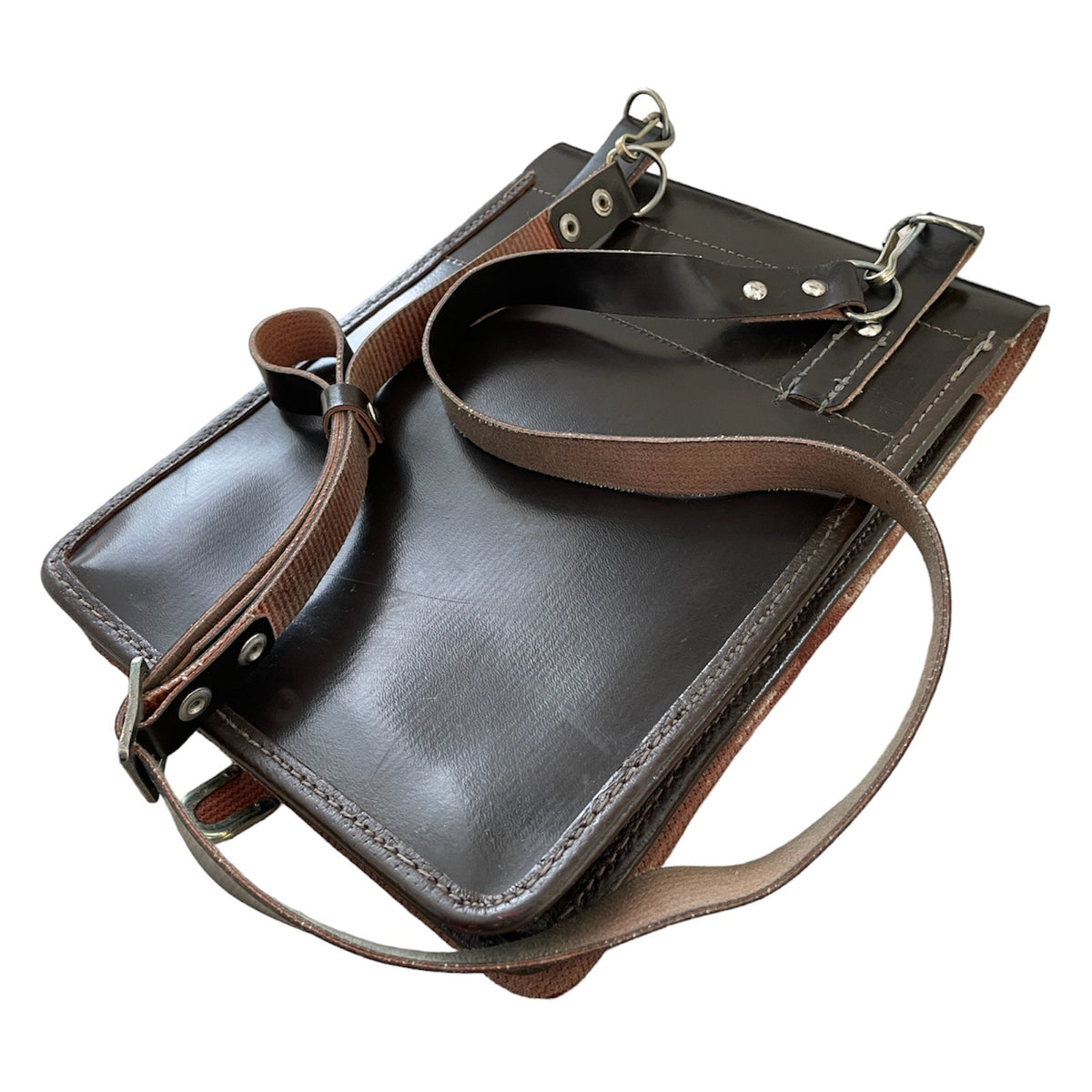 Vintage Dark Brown Soviet Russian Army Sergeant Messenger Document Bag ...